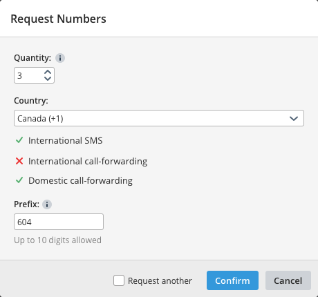 Requesting Text for Message Numbers