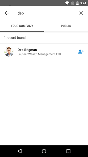 Working With Your Contacts