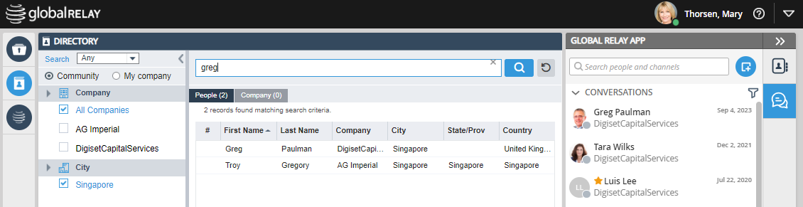 Getting Started with Global Relay for Web
