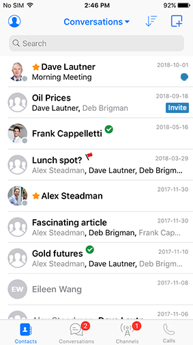 Navigating Global Relay App