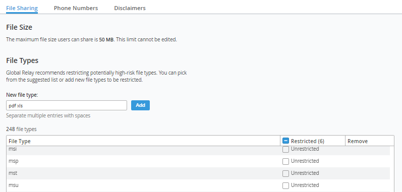 What's New in Global Relay Administration