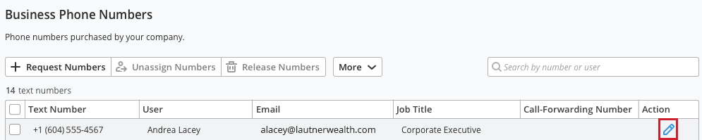 Reassigning Global Relay Numbers