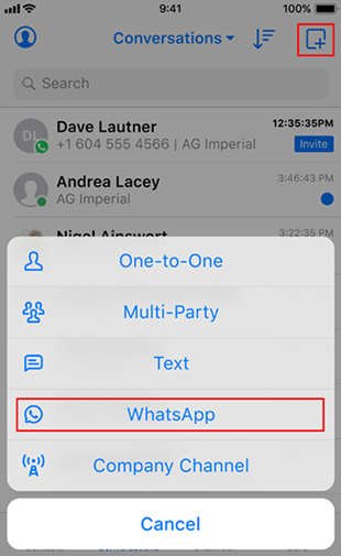Starting WhatsApp Business Conversations