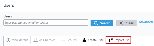 Updating Your User List