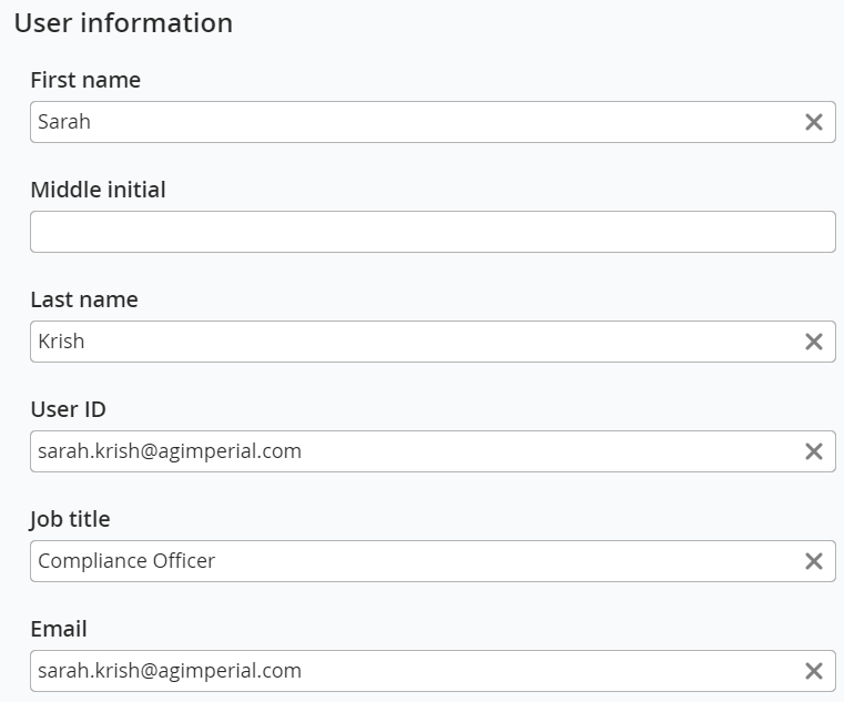 Updating Your User List
