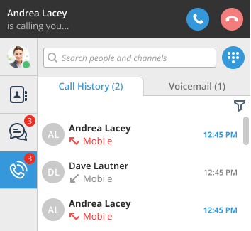 Making Calls (Global Relay Voice)