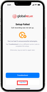 Getting Started with Global Relay Voice Capture - iOS