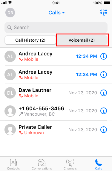 Setting up and Accessing Voicemail