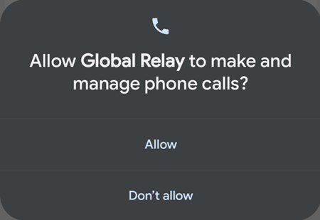 Configuring Android Message