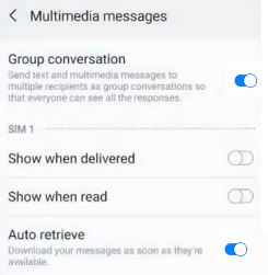 Configuring a Supported SMS App for Android Message