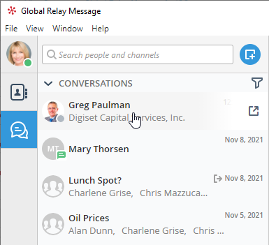 Getting Started with Global Relay Message for Desktop