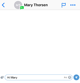Sending Texts via Global Relay Text (iOS)