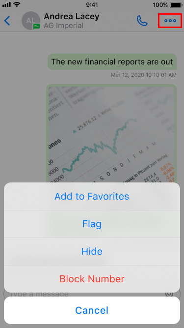 Sending Texts via Global Relay Text (iOS)