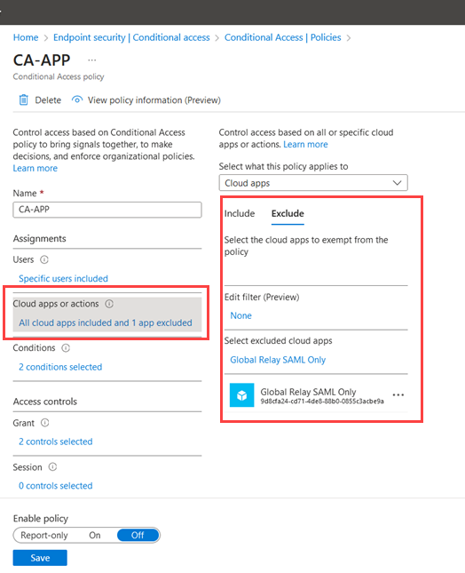 Configuring Global Relay for Intune in Microsoft Entra ID